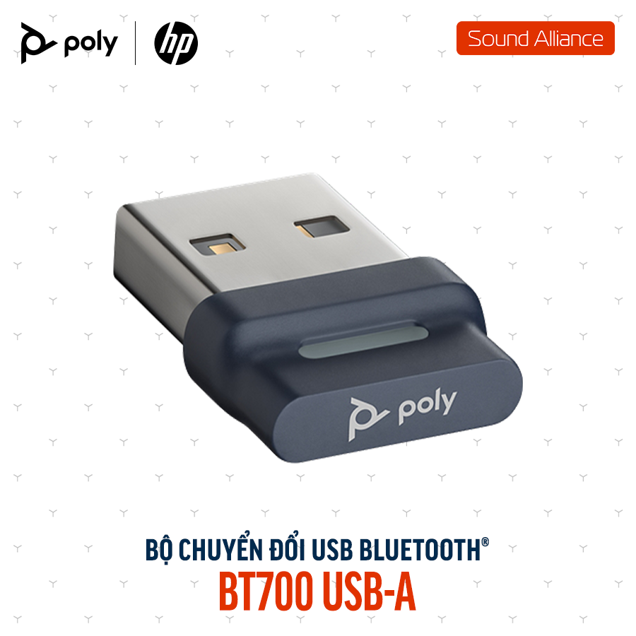 Bộ chuyển đổi USB-A Bluetooth Poly BT700 (786C4AA) – Sound Alliance