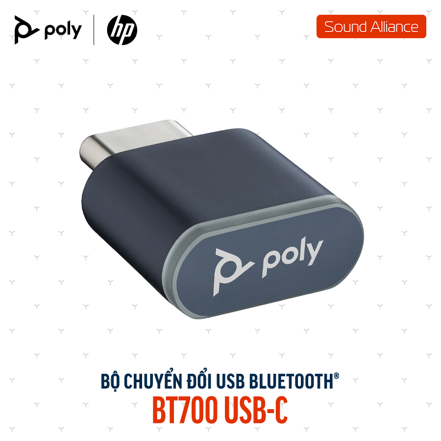 Bộ chuyển đổi USB-C Bluetooth Poly BT700 (786C5AA) – Sound Alliance