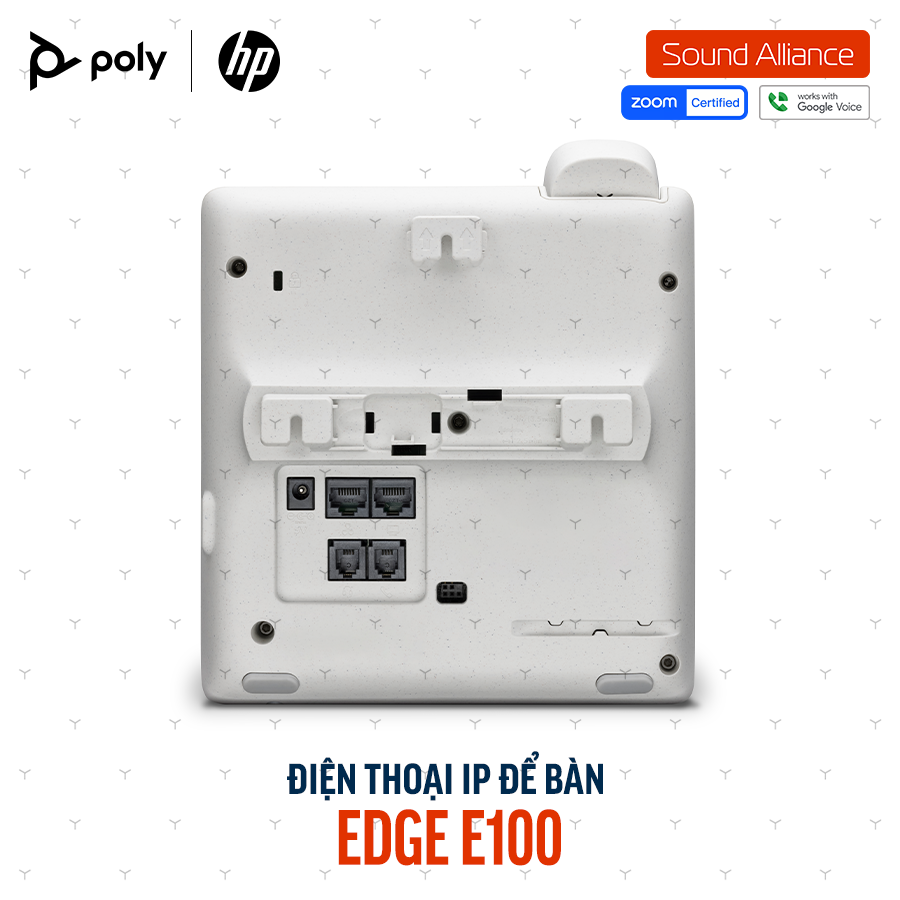 Điện thoại bàn Poly Edge E100 IP Phone (89B49AA#ABA) – Sound Alliance