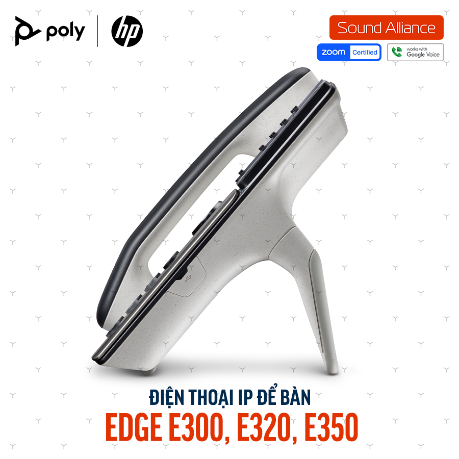 Điện thoại bàn Poly Edge E350 IP Phone (89B53AA#ABA) – Sound Alliance