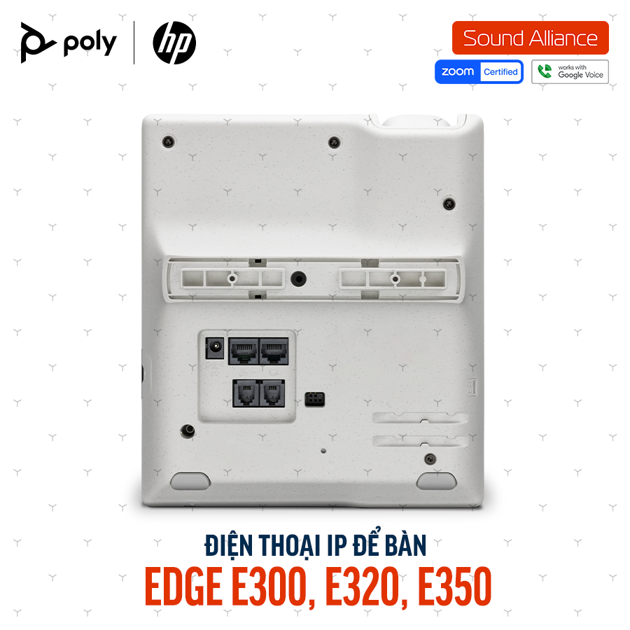 Điện thoại bàn Poly Edge E320 IP Phone (89B52AA#ABA) – Sound Alliance