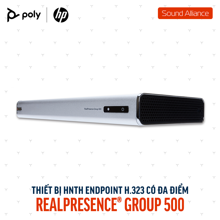 Thiết bị họp trực tuyến Poly RealPresence Group 500 (89L72AA#ABB ...