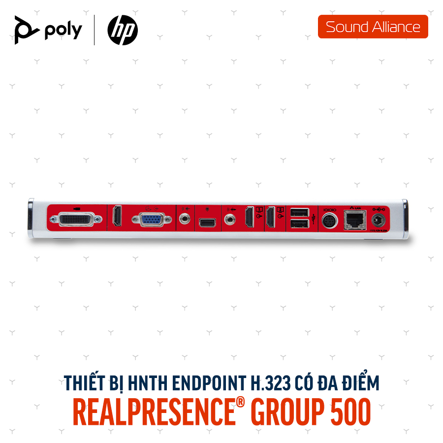 Thiết bị họp trực tuyến Poly RealPresence Group 500 (89L72AA#AB2 ...