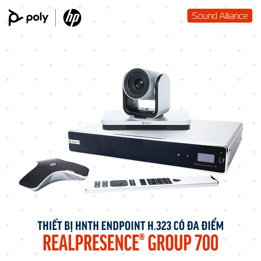 Thiết bị họp trực tuyến Polycom RealPresence Group 700 7200-64270-102 ...