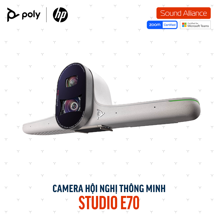 Camera hội nghị thông minh Poly Studio E70 (842F8AA) – Sound Alliance
