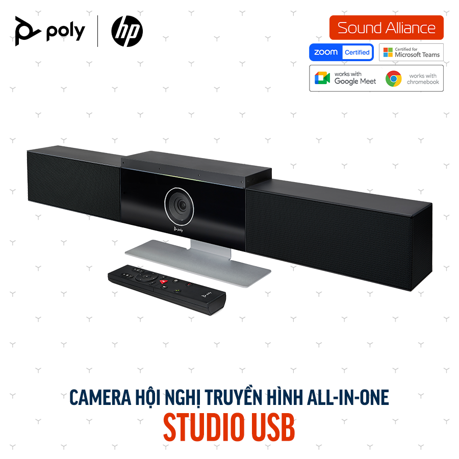 Camera hội nghị truyền hình Poly Studio USB (842D4AA) – Sound Alliance