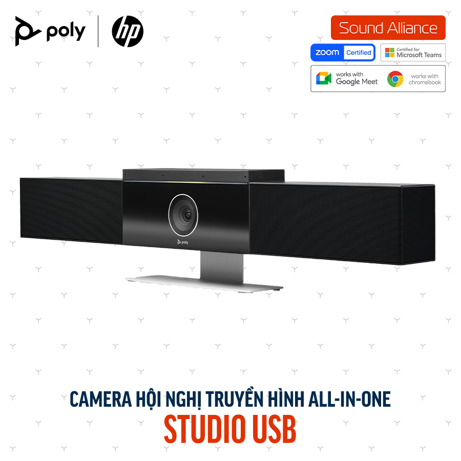 Camera hội nghị truyền hình Poly Studio USB (842D4AA) – Sound Alliance