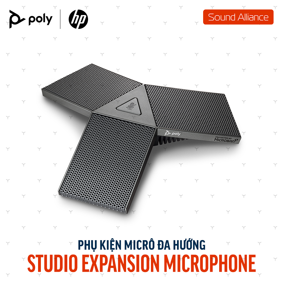 Micrô mở rộng cho thiết bị họp trực tuyến Poly Studio USB (875M6AA ...