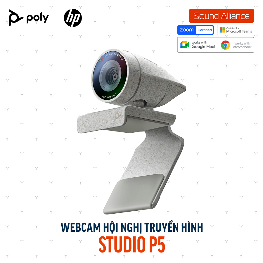 Webcam hội nghị truyền hình Poly Studio P5 (76U43AA) – Sound Alliance