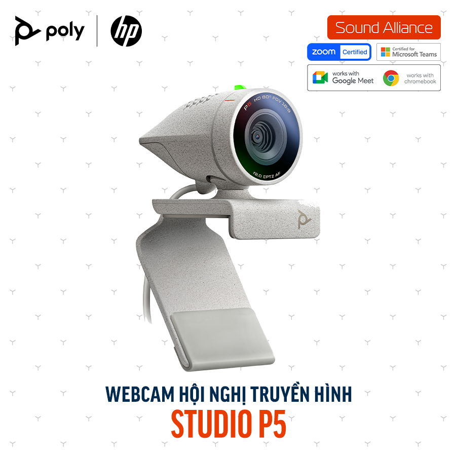 Webcam hội nghị truyền hình Poly Studio P5 (76U43AA) – Sound Alliance