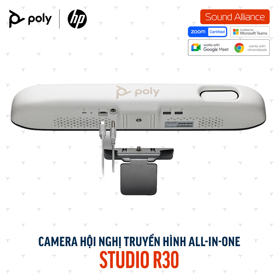 Camera hội nghị truyền hình Poly Studio R30 (842D2AA) – Sound Alliance
