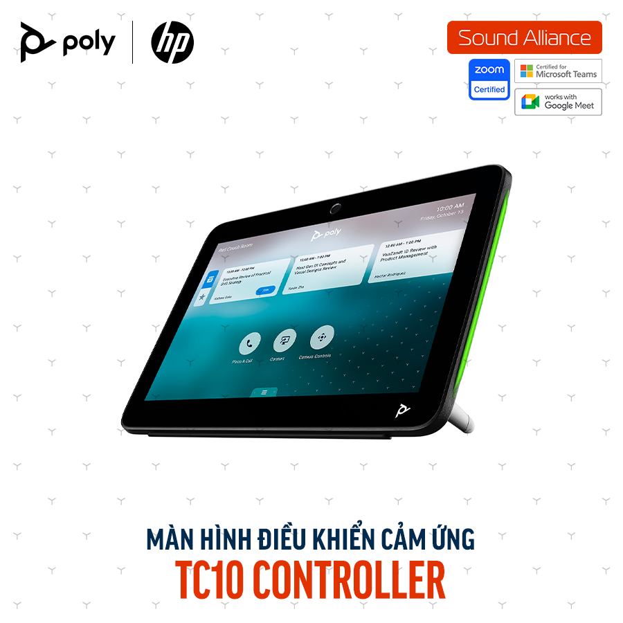 Màn hình điều khiển cảm ứng Poly TC10 (875K5AA) – Sound Alliance
