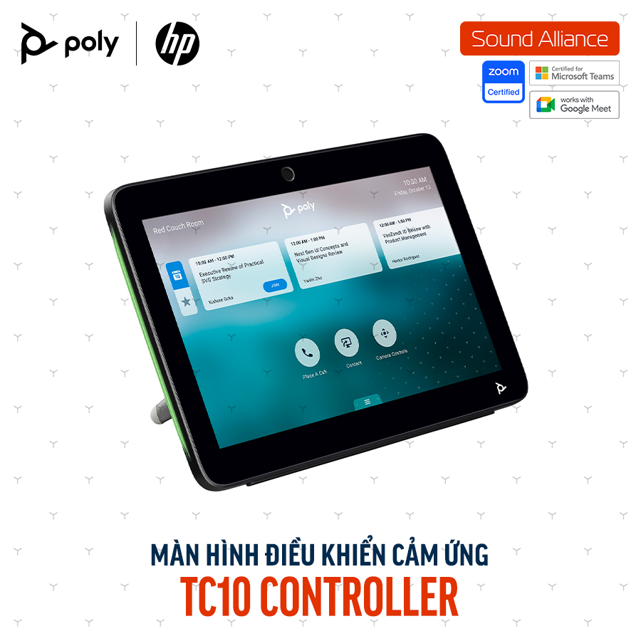 Màn hình điều khiển cảm ứng Poly TC10 (875K5AA) – Sound Alliance