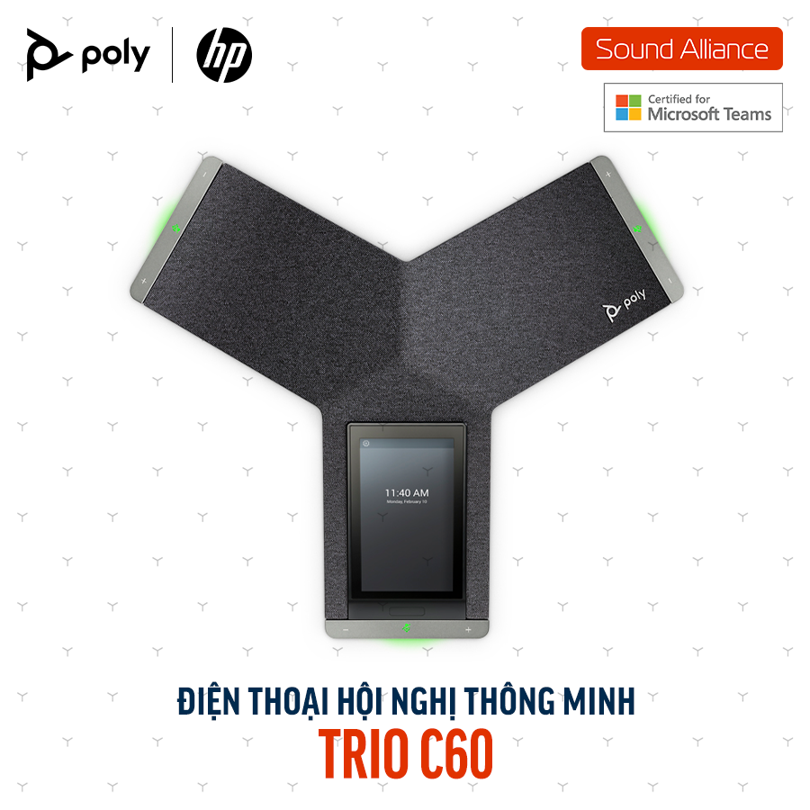 Điện thoại Hội nghị Poly Trio C60 (84C31AA#AB2) – Sound Alliance