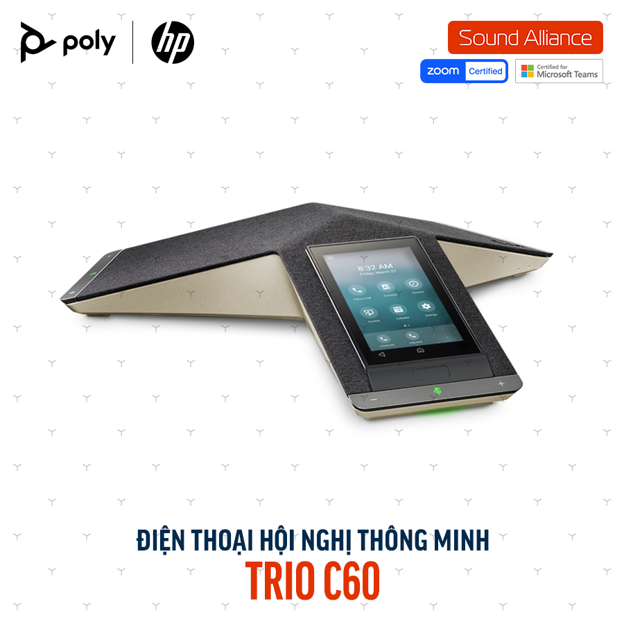Điện thoại Hội nghị Poly Trio C60 (849B4AA#ABB) – Sound Alliance