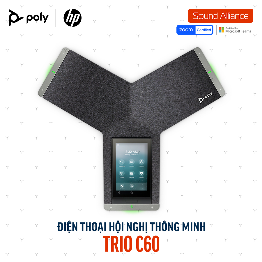 Điện thoại Hội nghị Poly Trio C60 (849B4AA#ABB) – Sound Alliance
