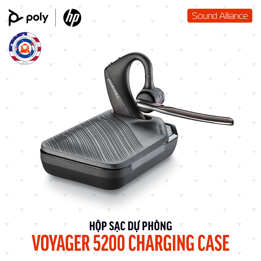 Hộp sạc dự phòng tai nghe Poly Voyager 5200 (9J334AA#UUF) – Sound Alliance