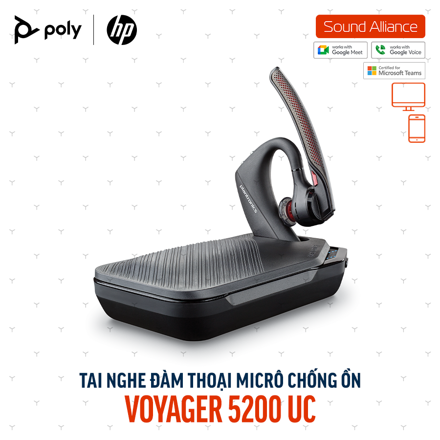 Tai nghe đàm thoại Poly Voyager 5200 UC (7K2E1AA) – Sound Alliance
