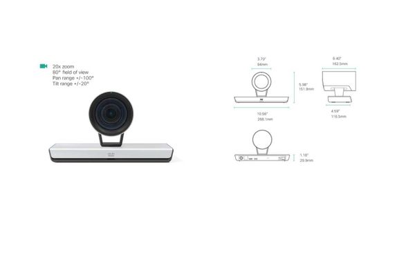 Camera họp trực tuyến Cisco TelePresence Precision 60