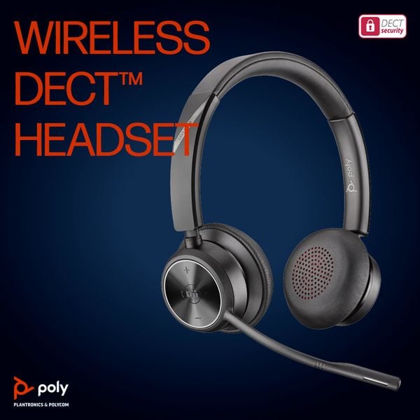 Tai nghe không dây DECT™ Poly Savi 7300 Office Series