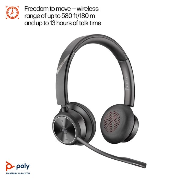 Tai nghe không dây DECT™ Poly Savi 7300 Office Series