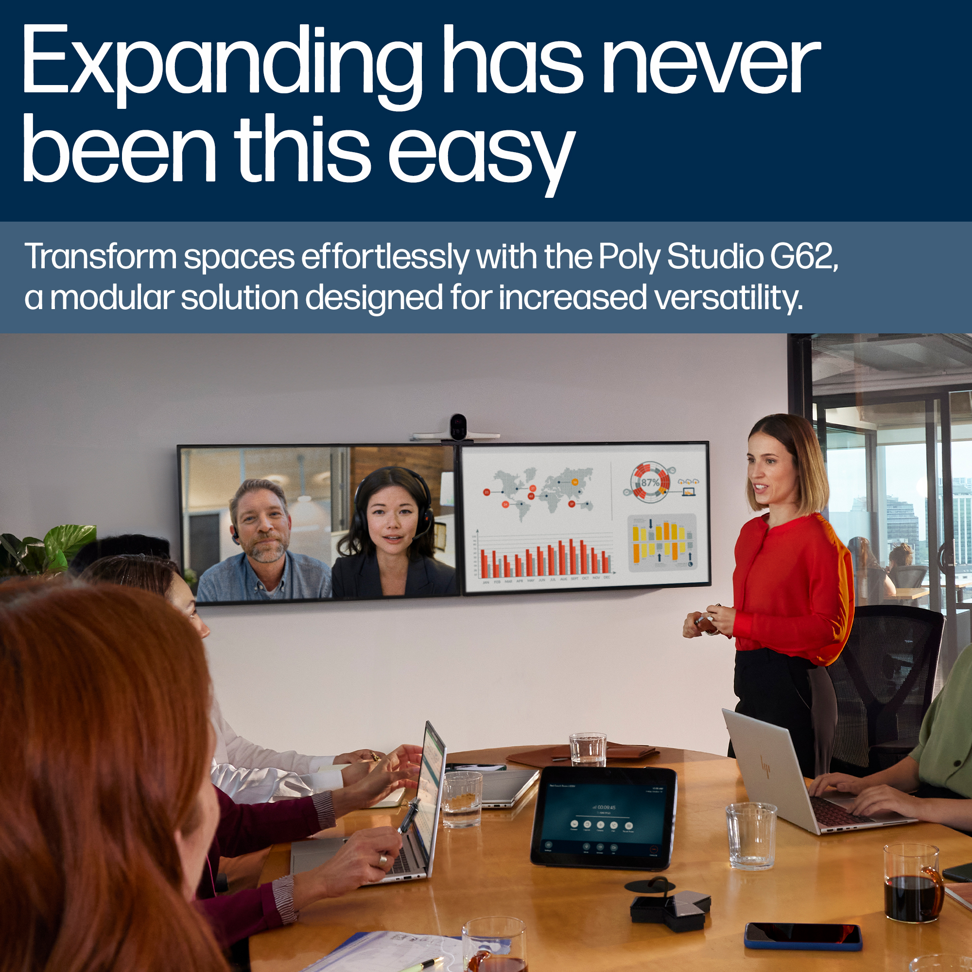 Thiết bị họp trực tuyến HP Poly Studio G62