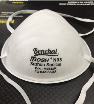 Khẩu Trang Benehal Niosh N95 Mã MS6115 – BẢO HỘ GIÁ SỈ