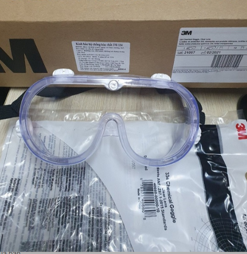 Kính chống hoá chất 3M 334 – CÔNG TY TNHH BẢO HỘ LAO ĐỘNG AN TOÀN VIỆT