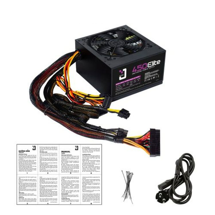 Nguồn máy tính JETEK 450 Elite (450W)– Vinh Hiển Lộc Tài Computer