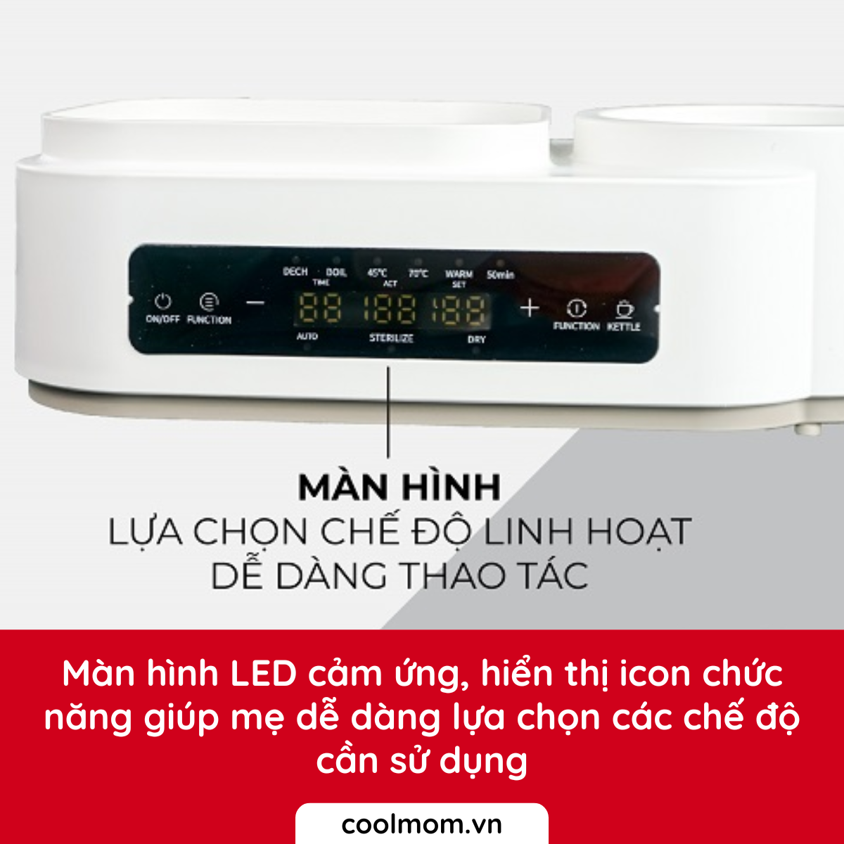 Máy tiệt trùng sấy khô và đun nước đa năng Moaz BéBé MB-031 – Coolmom ...