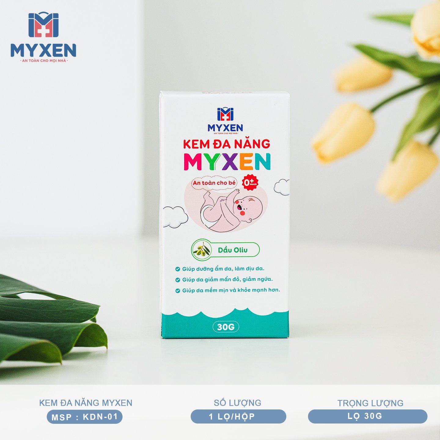 Kem đa năng MYXEN KDN-01 – Coolmom - Mẹ tròn, con vuông