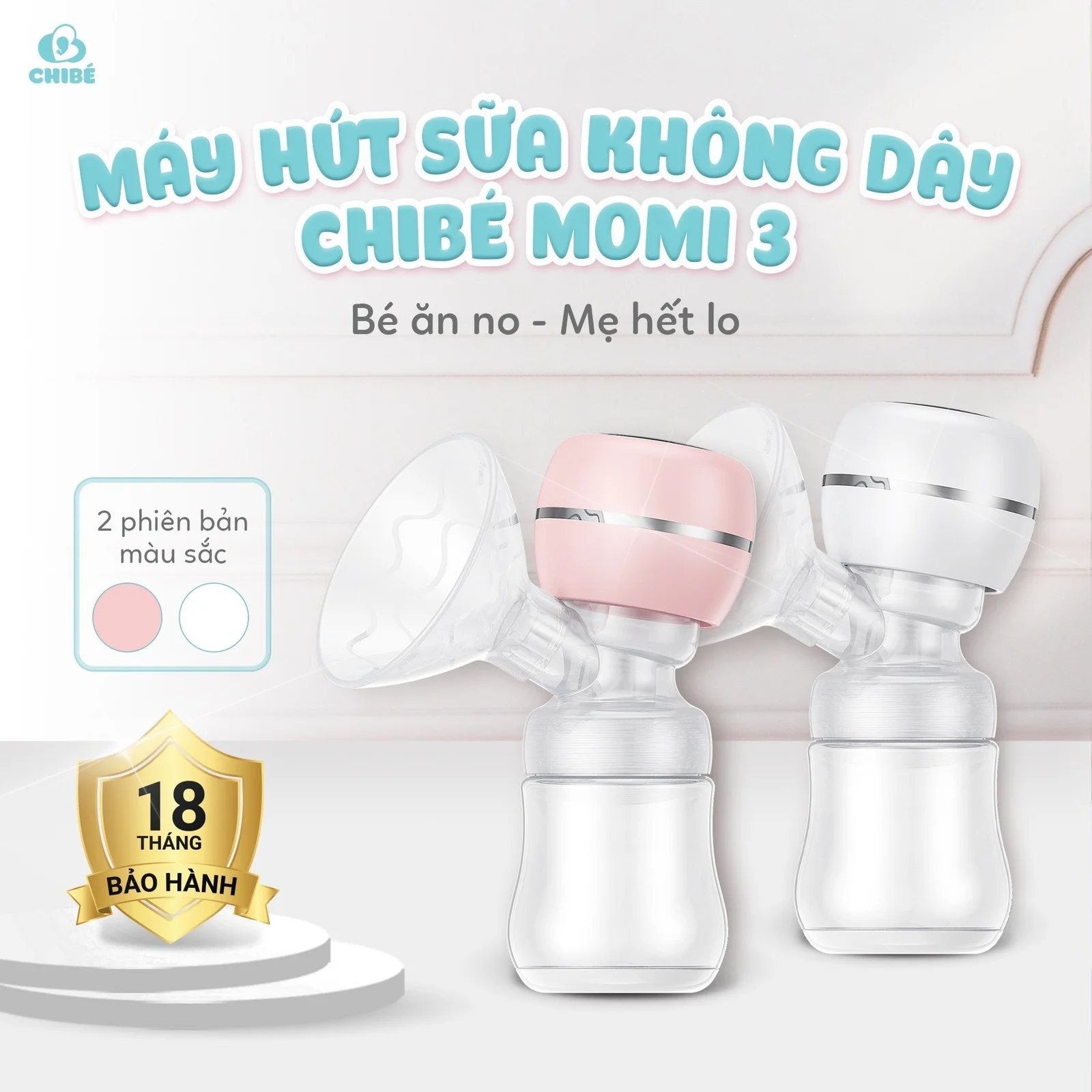 Máy hút sữa không dây chi bé Chibé Momi 3 CB025 – Coolmom - Mẹ tròn ...