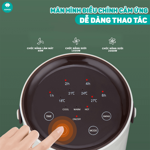 Máy sưởi gốm đa năng Kamidi WARM 1 – Coolmom - Mẹ tròn, con vuông