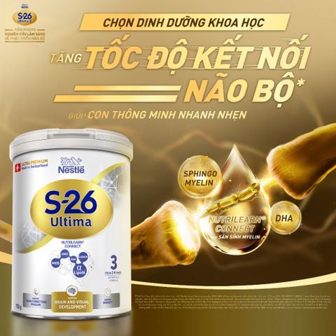 Sữa Bột Nestlé S-26 ULTIMA 3 (S26) 750G từ Thụy Sỹ – Coolmom - Mẹ tròn, con vuông