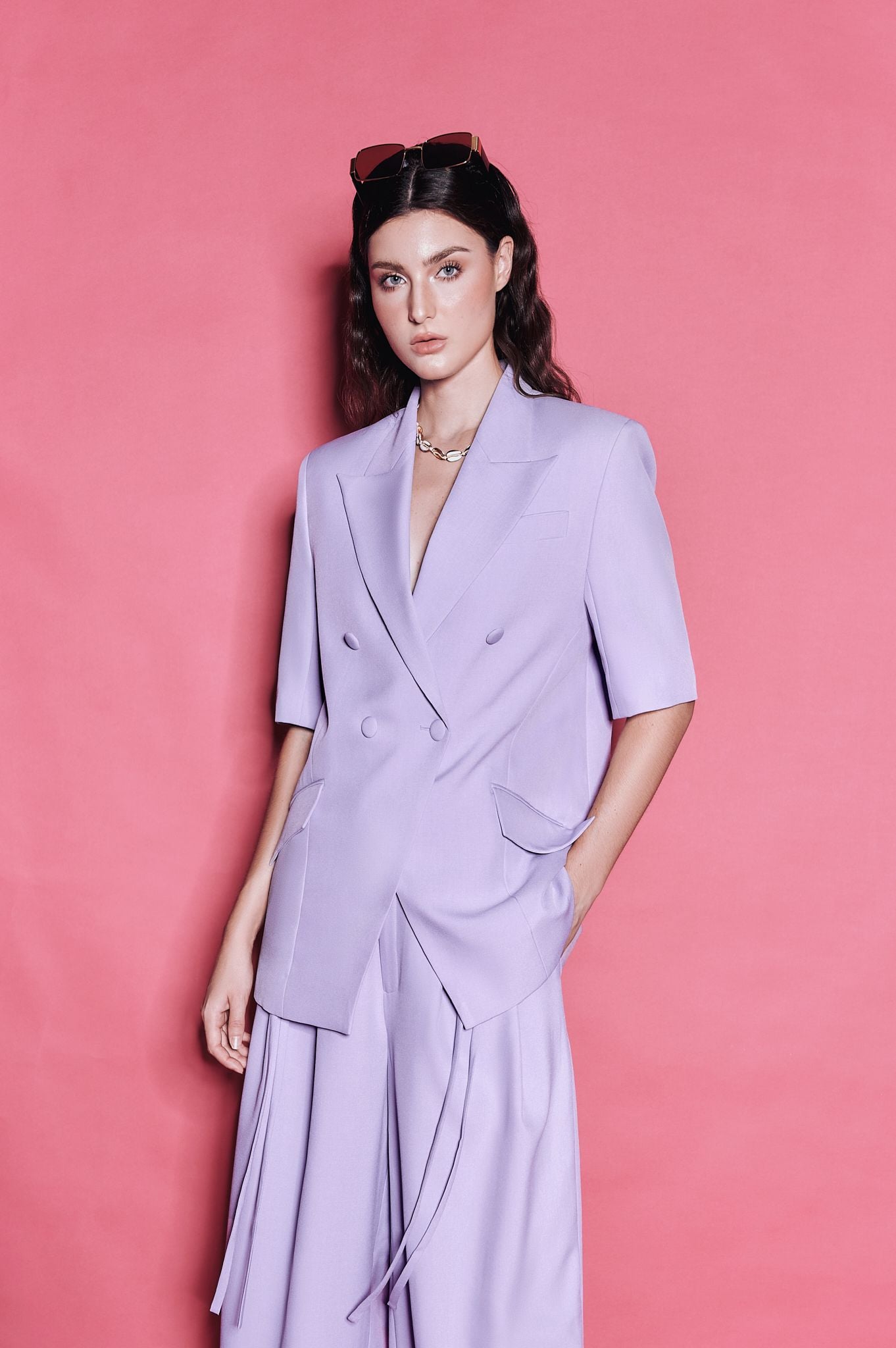 Vital Blazer - Violet – esther studios