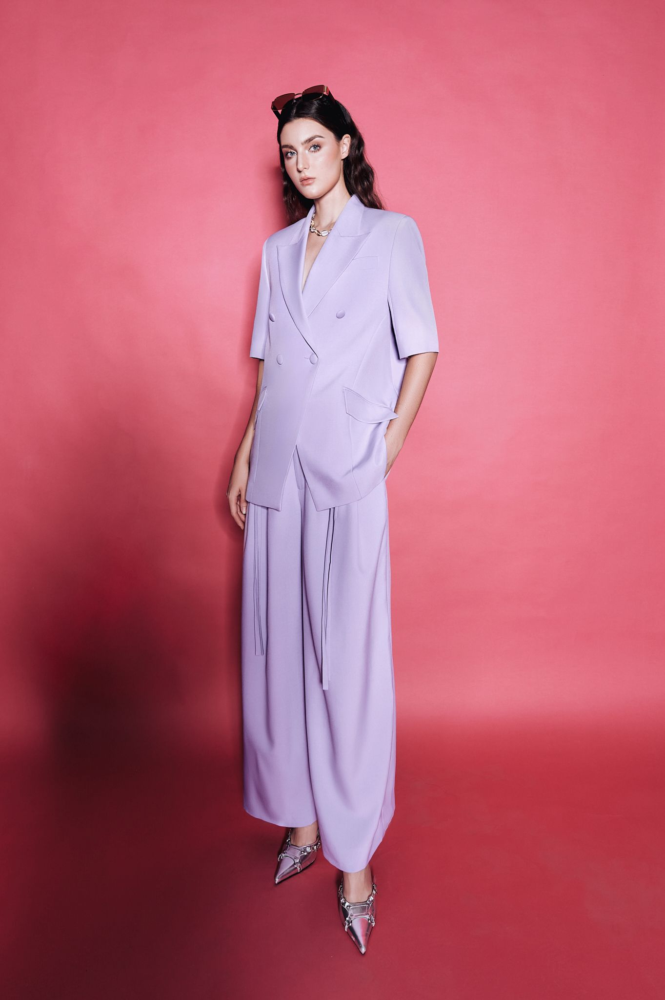 Vital Blazer - Violet – esther studios