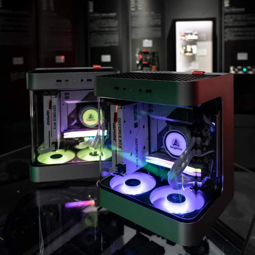 Vỏ Case máy tính Segotep Slath Mini ITX (Mini Tower/Màu Bạc)