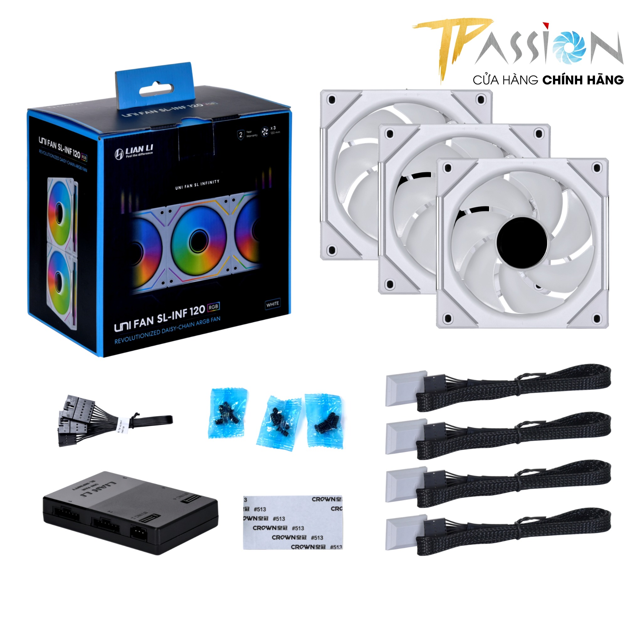 Quạt tản nhiệt LIAN LI UNI FAN SL INFINITY 120 LED ARGB 5V - Fan ghép