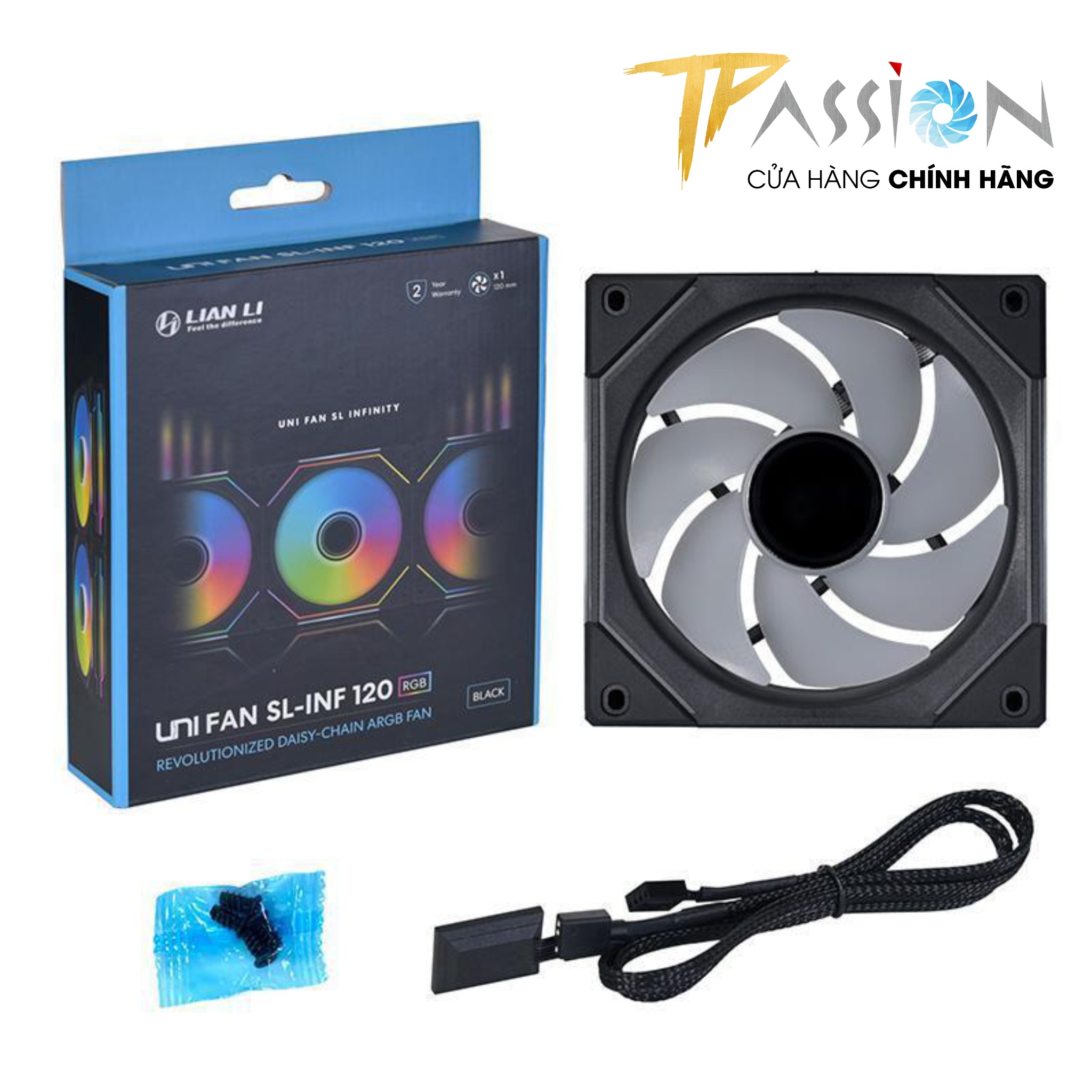 Quạt tản nhiệt LIAN LI UNI FAN SL INFINITY 120 LED ARGB 5V - Fan ghép