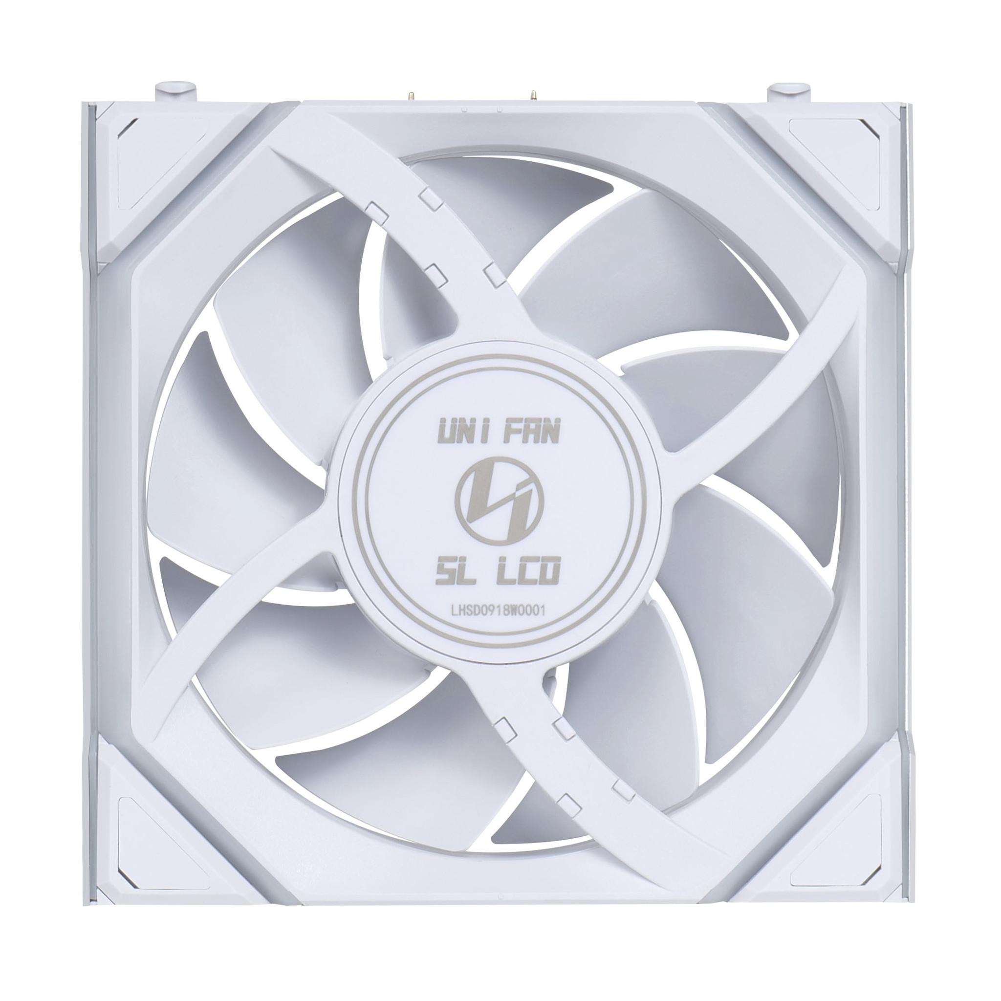 Fan Case LIAN LI UNI FAN SL WIRELESS LCD 120 | TRIPPLE PACK - WHITE (B