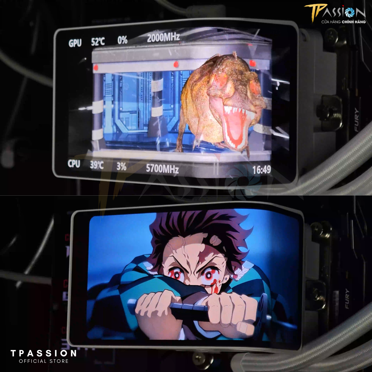 Tản nhiệt nước AIO THERMALRIGHT WONDER VISION LCD 360 UB ARGB - BLACK