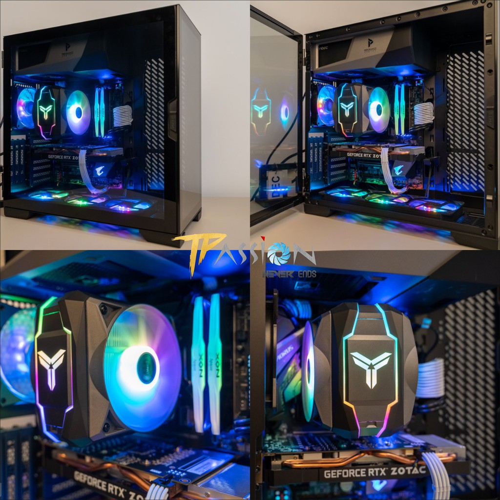 Tản nhiệt khí chip CPU Jonsbo CR-1100 LED ARGB 5V - Chính hãng, 6 ống