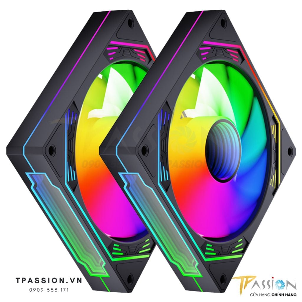 Quạt tản nhiệt MAGIC ULTRA SNOWMAN F120 LED ARGB 5V - Có bản Reverse C