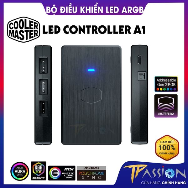 Bộ điều khiển LED Cooler Master LED Controller A1 ARGB Gen 2 - Chính h