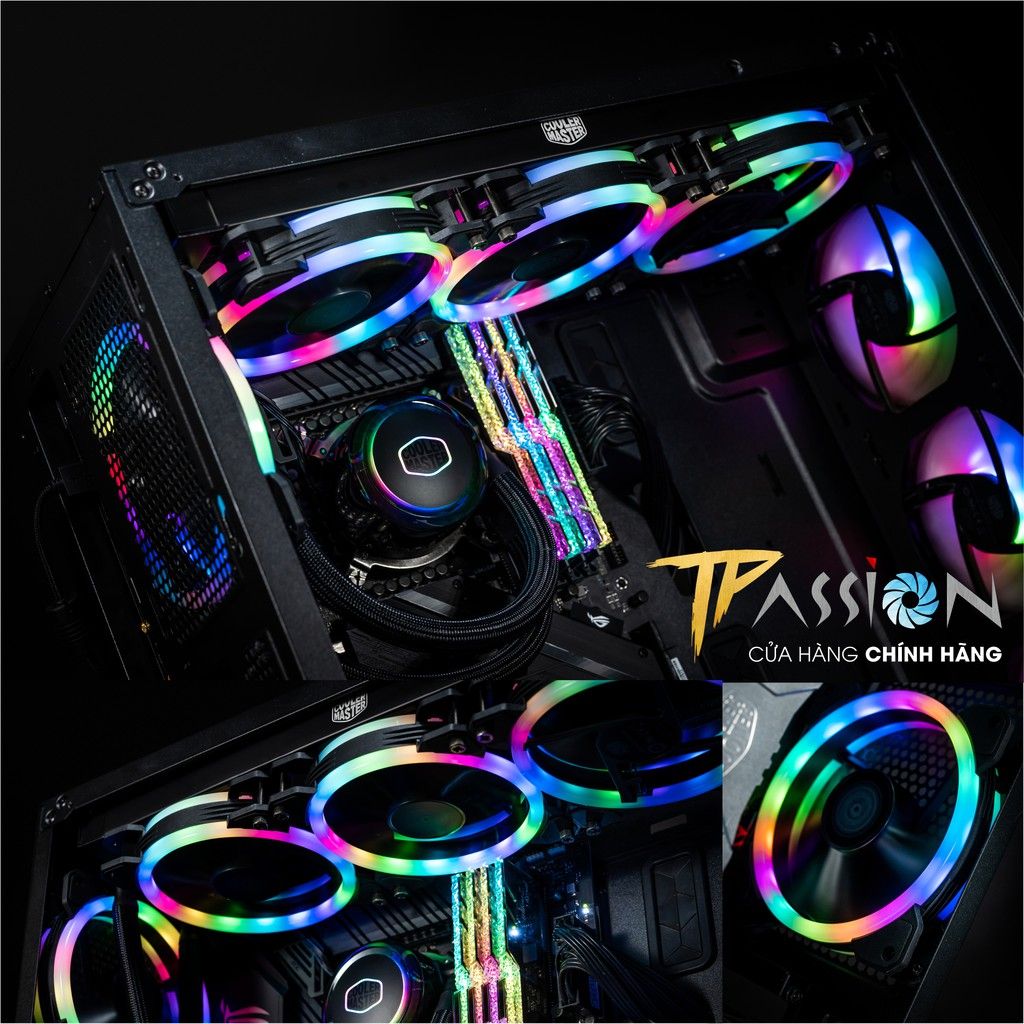 Quạt Fan Case Cooler Master MASTERFAN MF120 S2 | S3 LED ARGB
