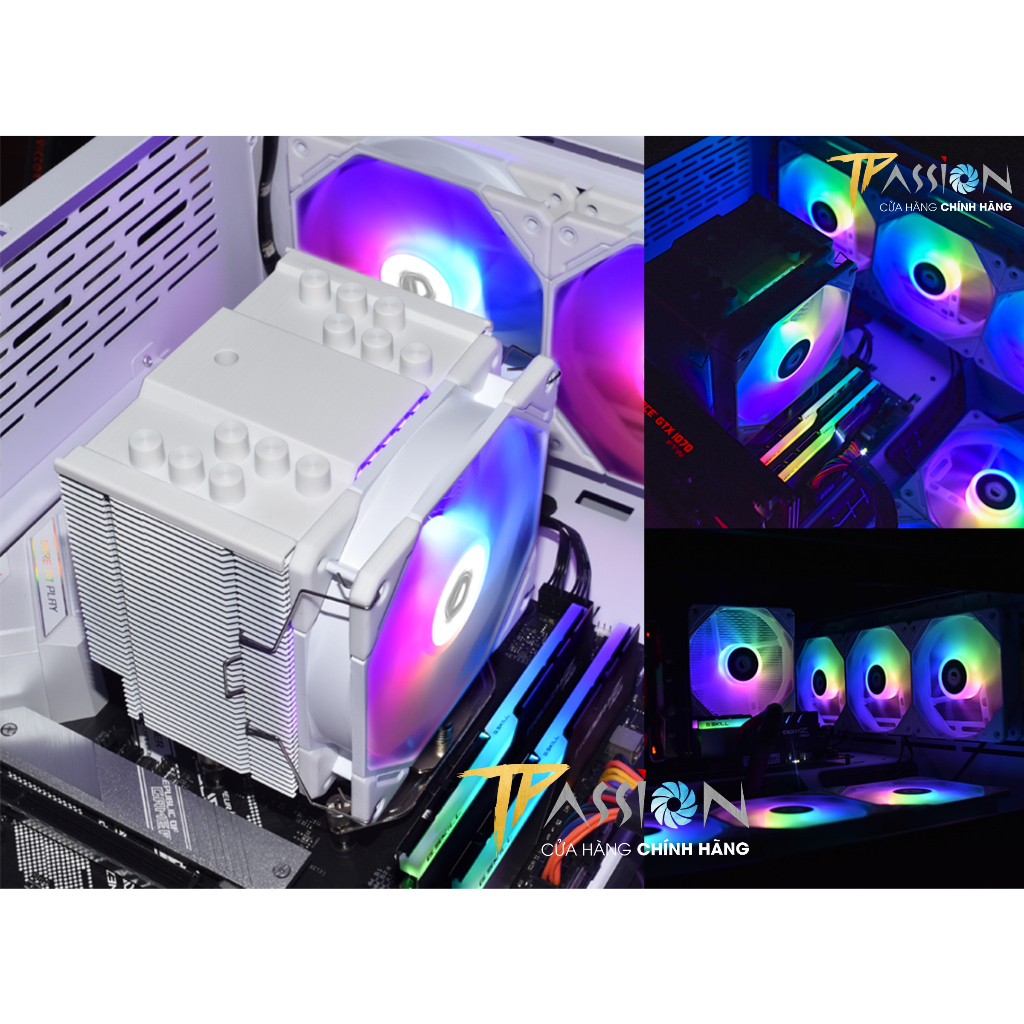 Tản nhiệt khí CPU ID-Cooling SE-226-XT ARGB | Snow Trắng - Chính hãng,