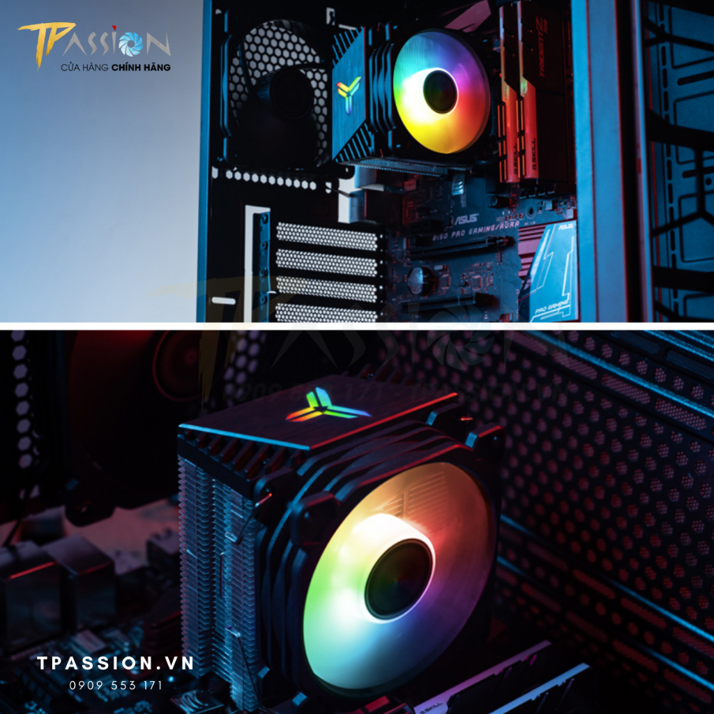 Quạt Fan Case 9cm JONSBO FR - 925 ARGB LED - Chính hãng, tản nhiệt tốc