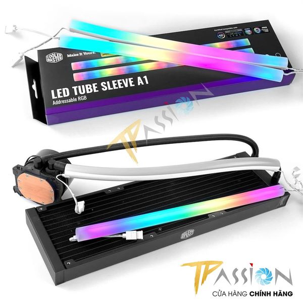 Bọc ống tản nhiệt nước Cooler Master Addressable RGB LED Tube Sleeve A