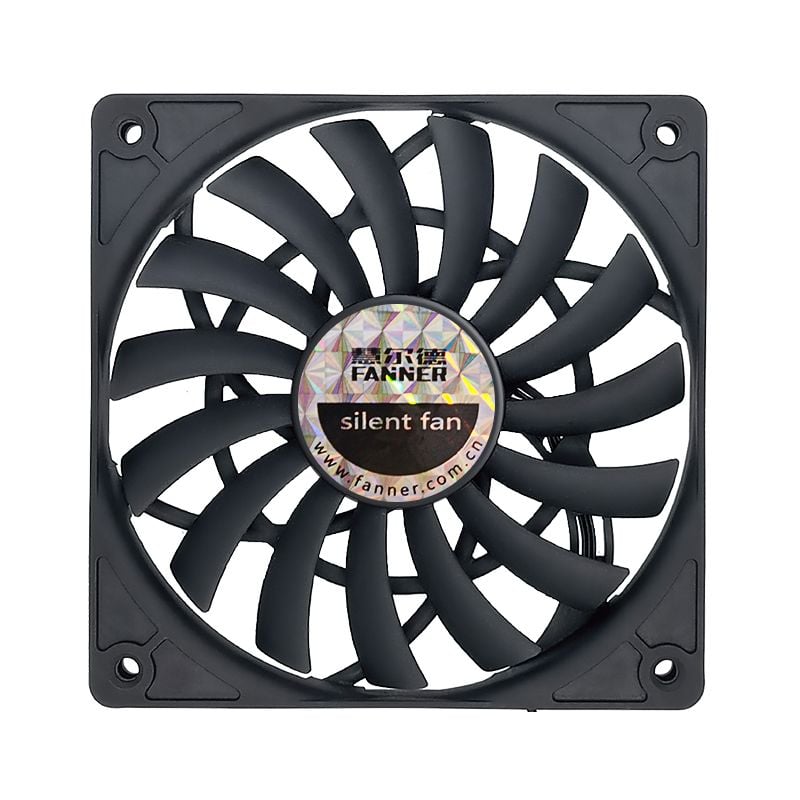 Quạt fan case 12cm FANNER F12012 Super Slim Fan mỏng 12mm - Chính hãng