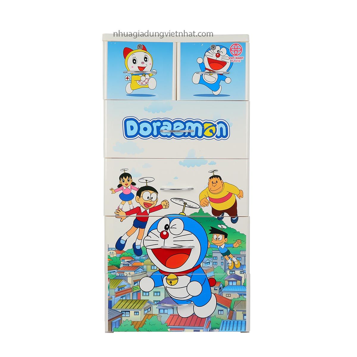 Tủ Lucky 5T 3865 - Doraemon – Nhựa Việt Nhật